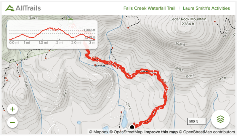 Hike to the Falls Creek Waterfall near Greenville, SC [Trail Guide]